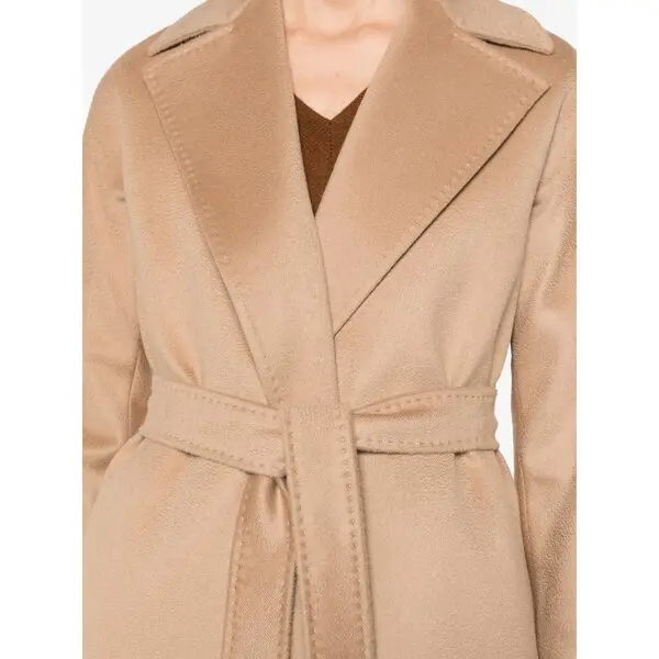 Max Mara Neutrals Coats Single Breasted Coats - Cream