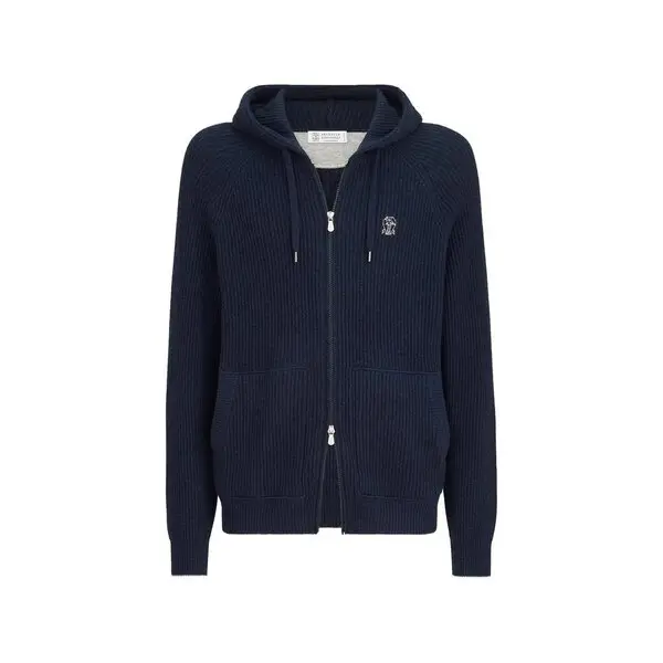Brunello Cucinelli Sweaters & Knitwear Hoodies - Blue