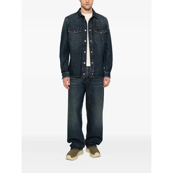 Moncler Denim Regular & Straight-leg Jeans - Blue