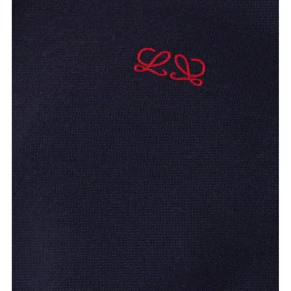 Loewe Double L Logo Polo Sweater