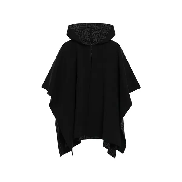 Fendi Jackets Capes & Ponchos - Black