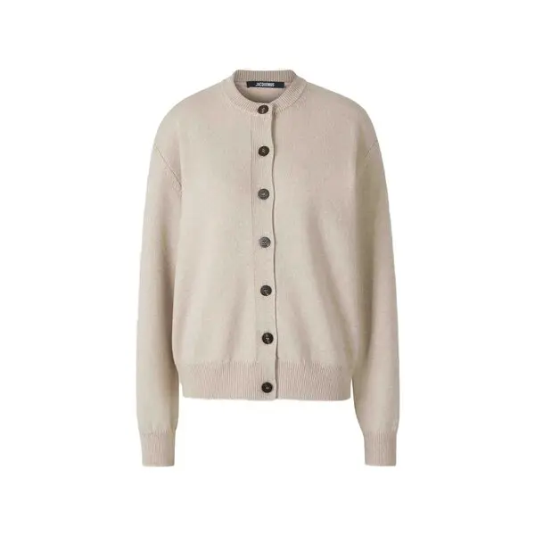 Jacquemus Neutrals Knitwear Cardigans - Cream