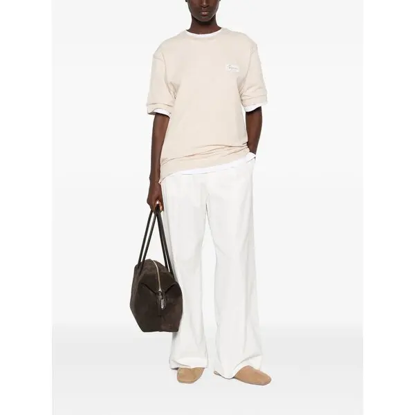 Jacquemus Neutrals T-shirts & Vests T-shirts