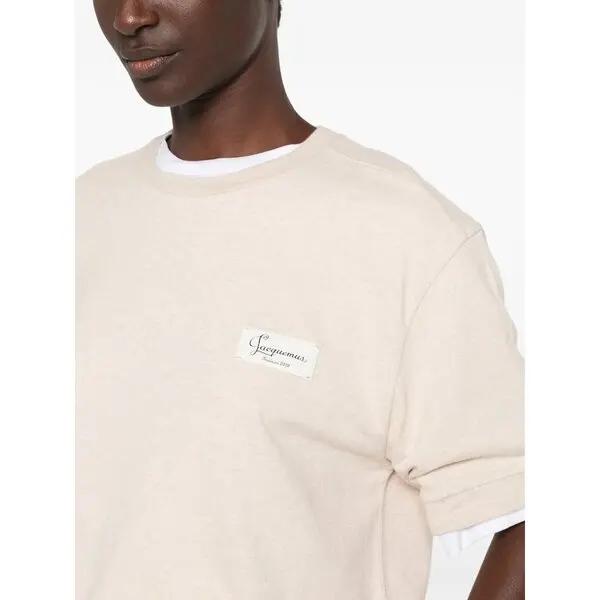 Jacquemus Neutrals T-shirts & Vests T-shirts
