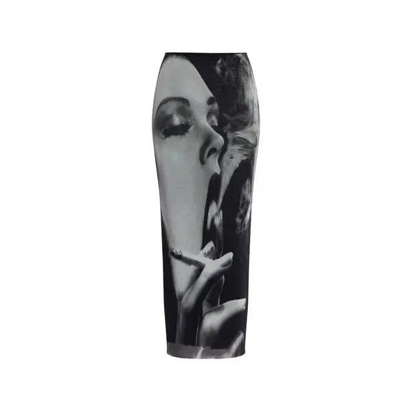 JEAN PAUL GAULTIER Grey Skirts Straight Skirts - Gray
