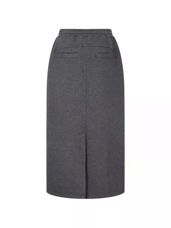 STUDIO TOMBOY Drawstring-waist Straight Midi Skirt