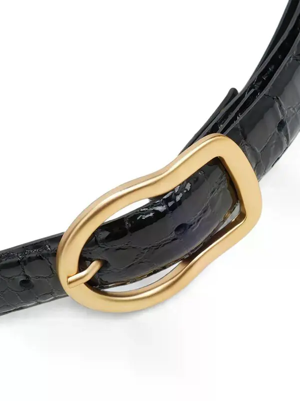 Dorothee Schumacher Croc-effect Buckle Belt