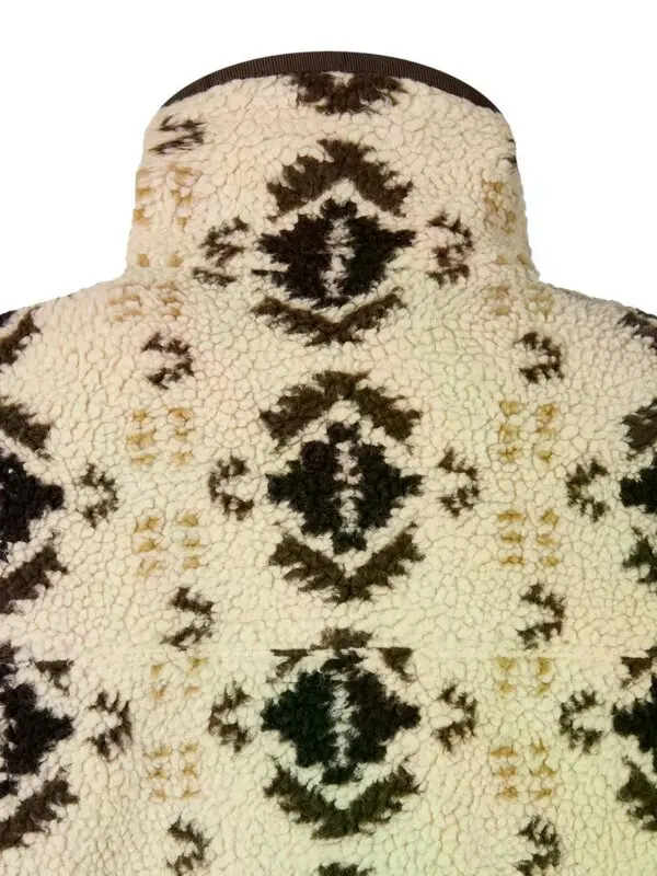 STUDIO TOMBOY Patterned Shearling Jacket