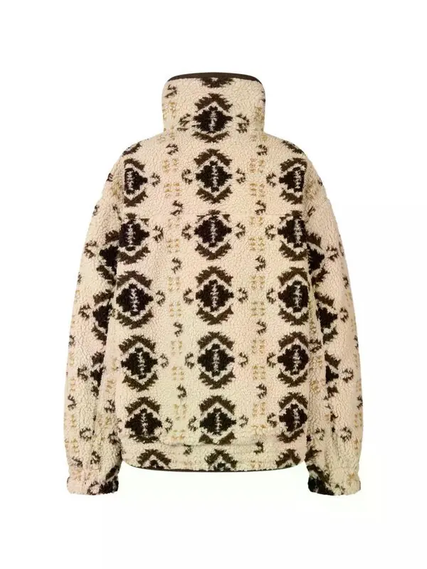 STUDIO TOMBOY Patterned Shearling Jacket
