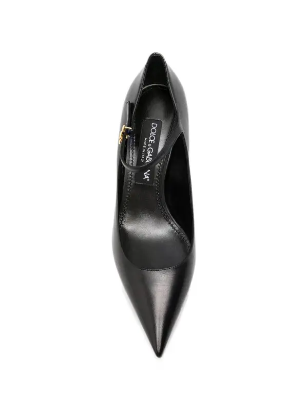 Dolce & Gabbana Pointed-toe Dg Logo Pumps
