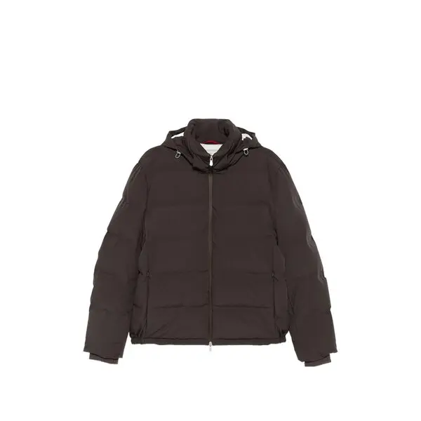 Brunello Cucinelli Jackets Puffer Jackets - Brown