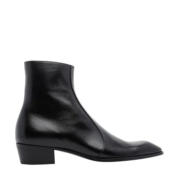 Saint Laurent Aurelien Booties - Black