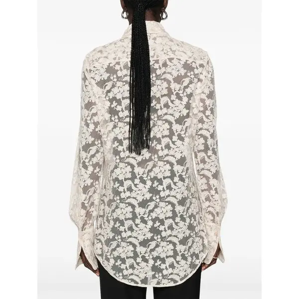 Fendi Neutrals Tops Shirts - Cream