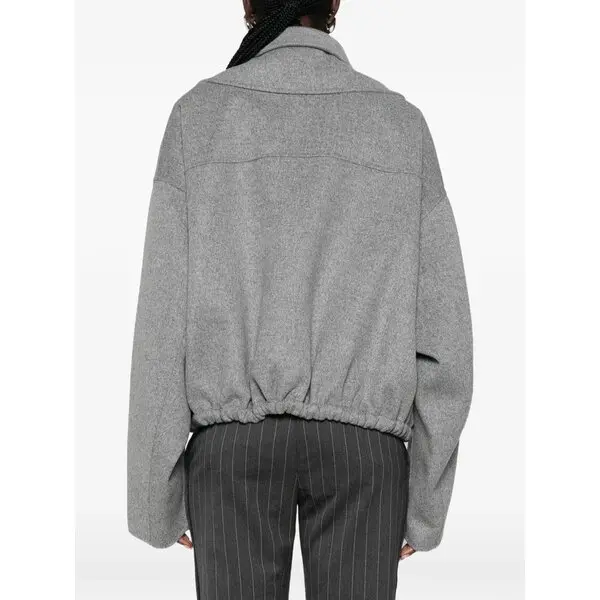Sportmax Grey Jackets Oversized Jackets - Gray