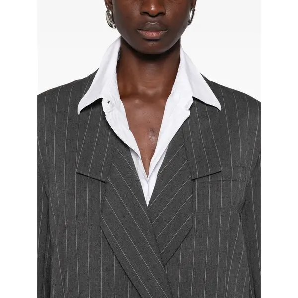 Sportmax Grey Jackets Blazers