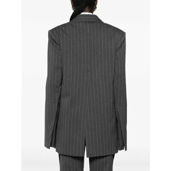 Sportmax Grey Jackets Blazers - Gray