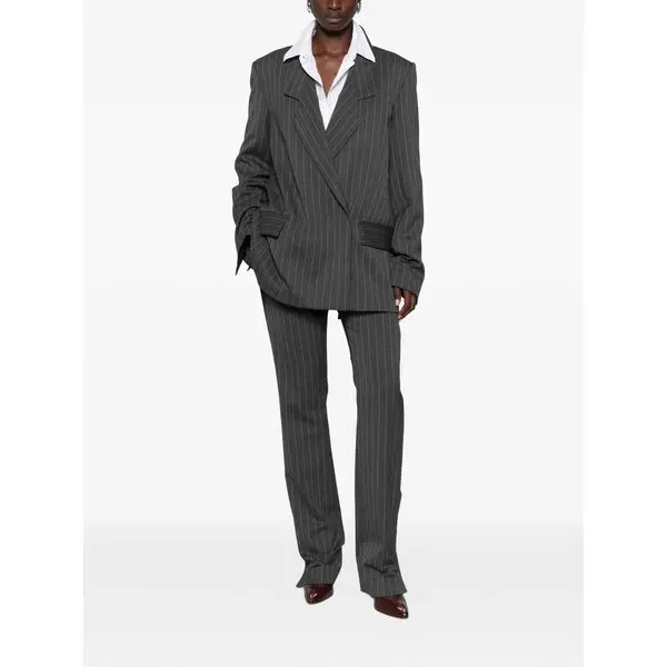 Sportmax Grey Trousers Straight Trousers