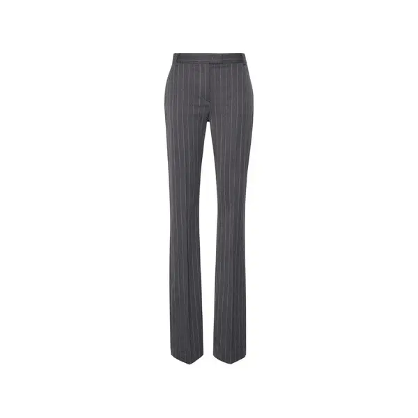 Sportmax Grey Trousers Straight Trousers - Gray