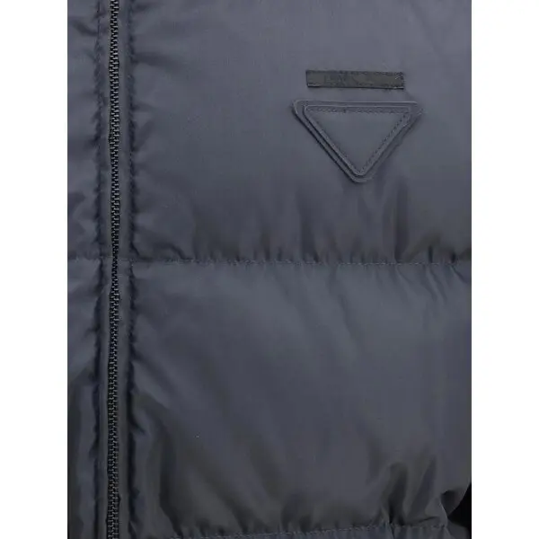 Prada Grey Jackets Padded & Down Jackets