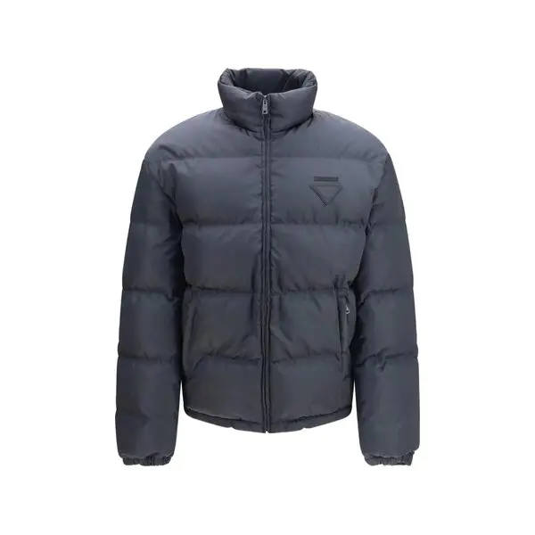 Prada Grey Jackets Padded & Down Jackets - Gray