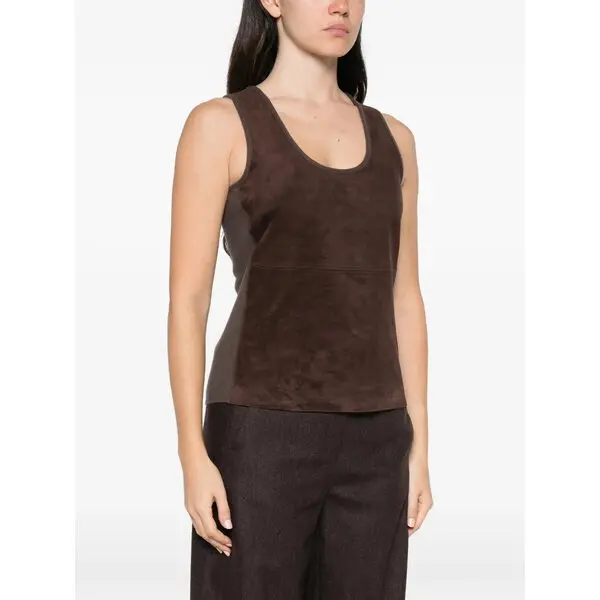 Max Mara Tops Vests & Tank Tops - Brown