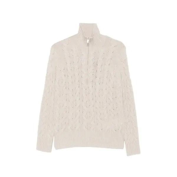 Max Mara Neutrals Knitwear Jumpers - Cream