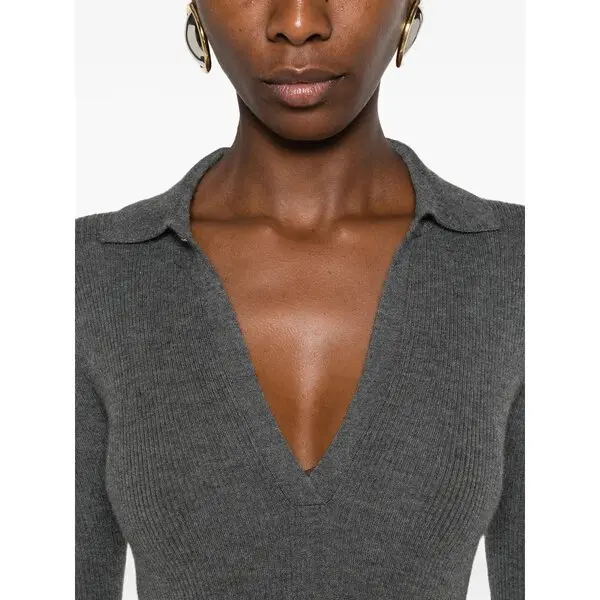 Max Mara Grey Knitwear Jumpers