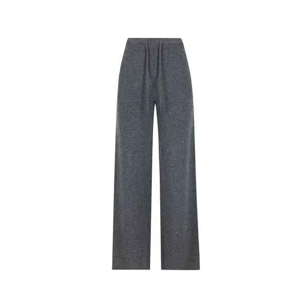 Max Mara Grey Trousers Palazzo Pants - Gray