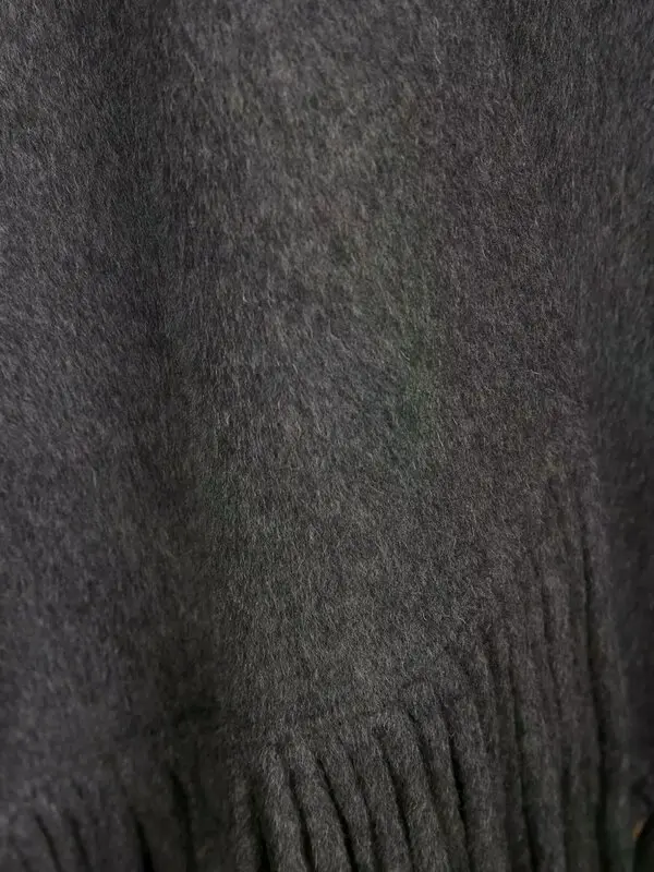 ERMANNO FIRENZE Fringed-edge Cape