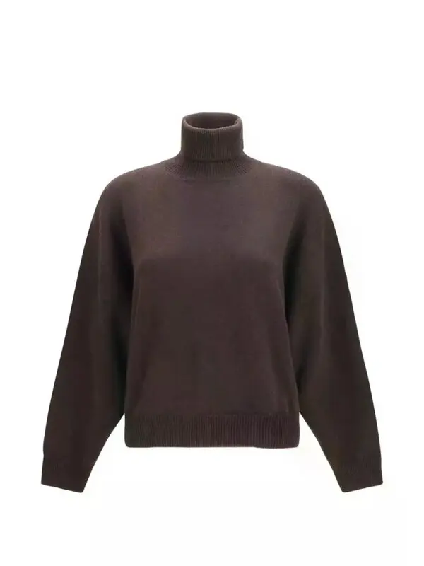 Brunello Cucinelli Cashmere Turtleneck Sweater - Brown