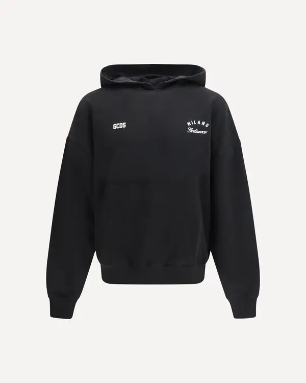 Gcds Hooded Sweatshirt With Back Band Logo