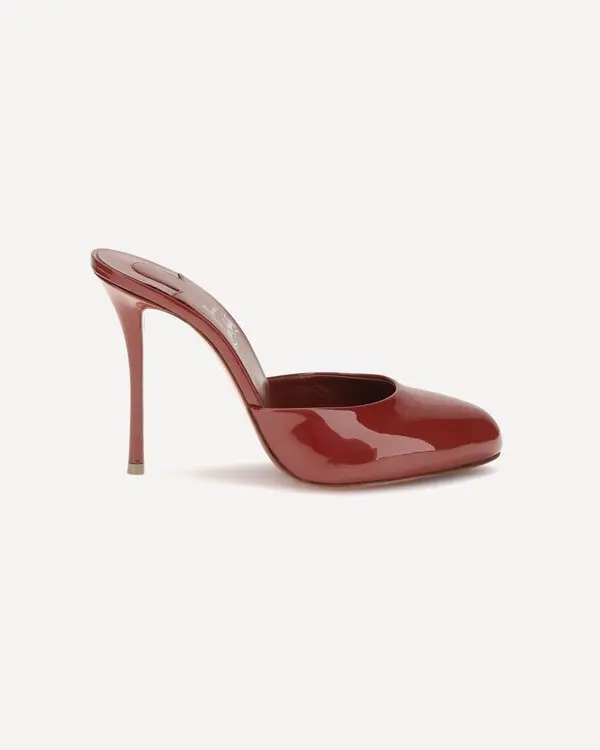 CHRISTIAN LOUBOUTIN Dolly Patent Leather Mules