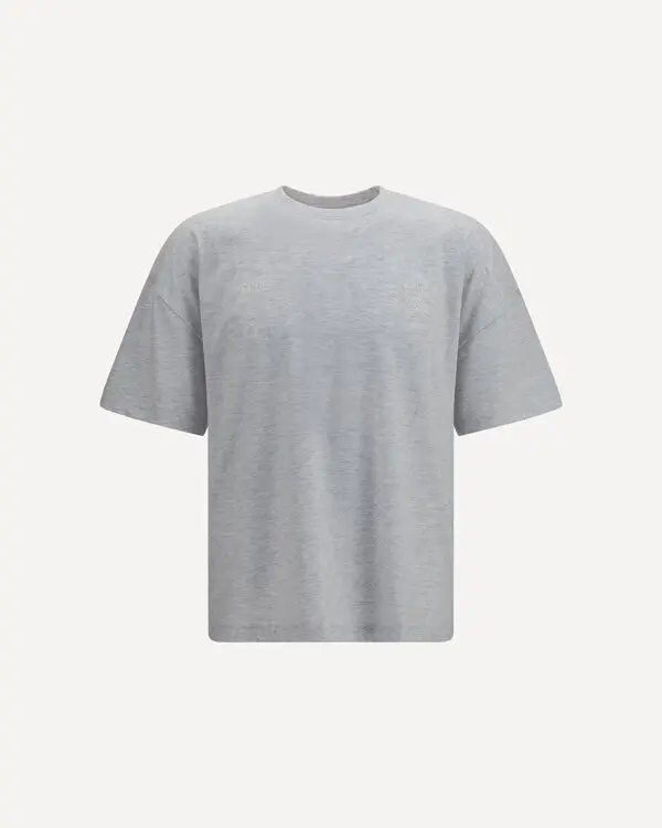 Gcds Cotton Crewneck T-hirt With Back Logo