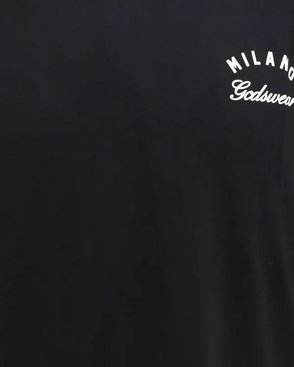 Gcds Cotton Crewneck T-hirt With Back Logo