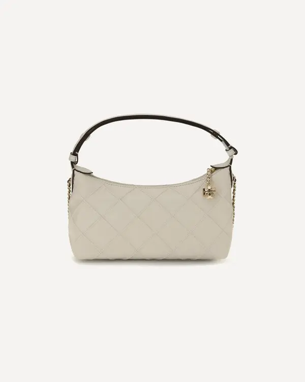Tory Burch Fleming Clutch - Cream