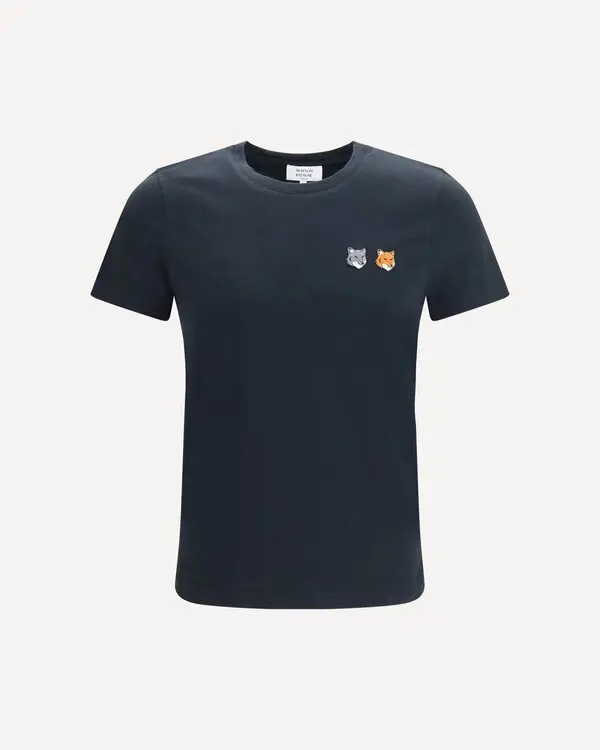 Maison Kitsuné Doube Fox Head T-shirt Mae