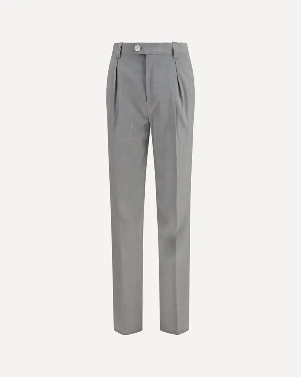 Brunello Cucinelli Dynamic Wool Pants - Grey