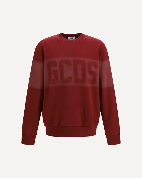 Gcds Ogo Spray Crewneck Sweatshirt Mae