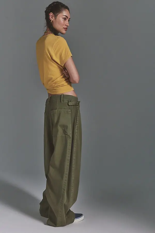 Free People Augusta Washed Trousers