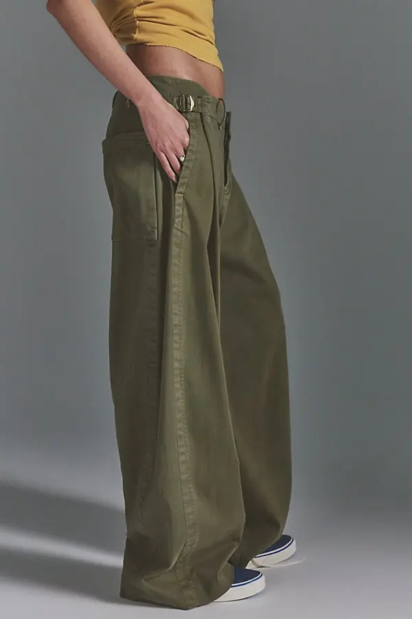 Free People Augusta Washed Trousers