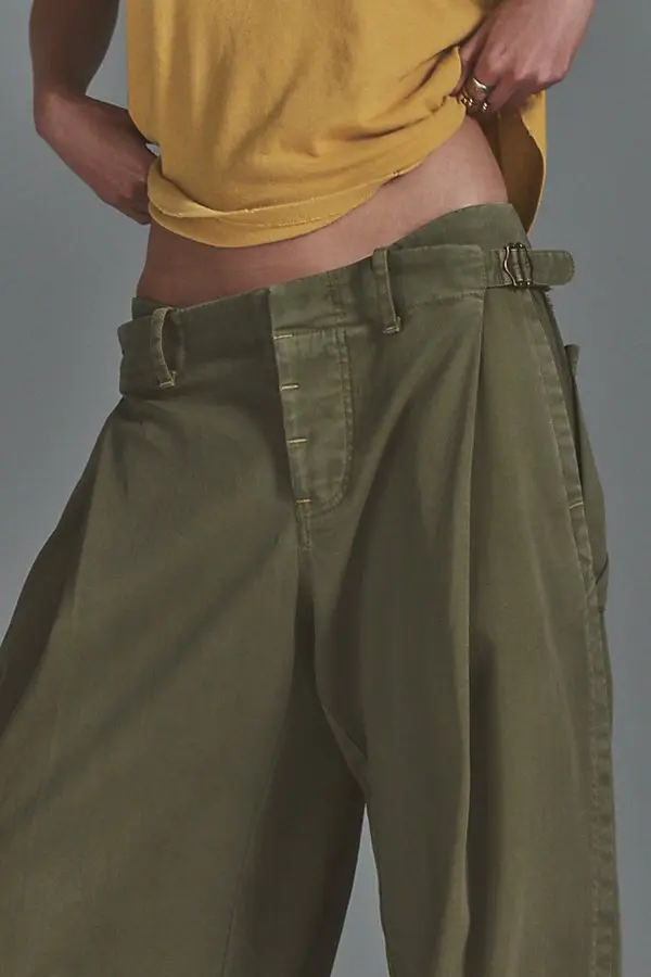 Free People Augusta Washed Trousers