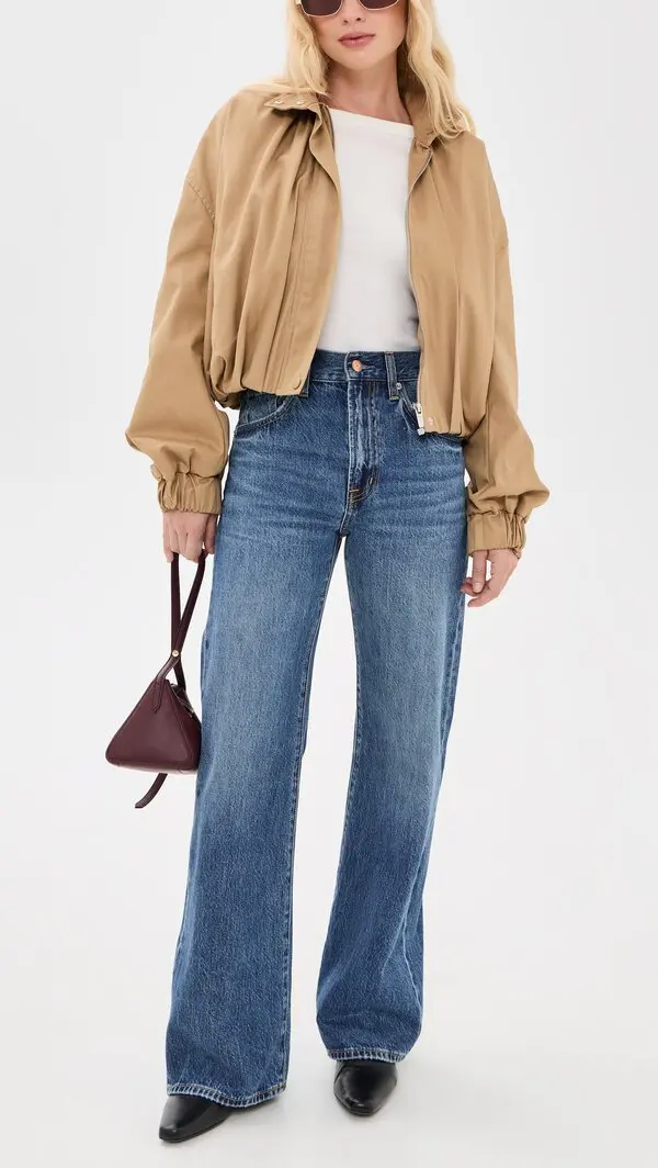 PISTOLA Larsen Petite Relaxed Flare Pants