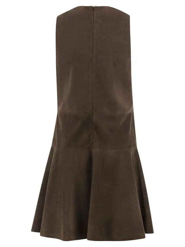 Brunello Cucinelli Suede Mini Dress