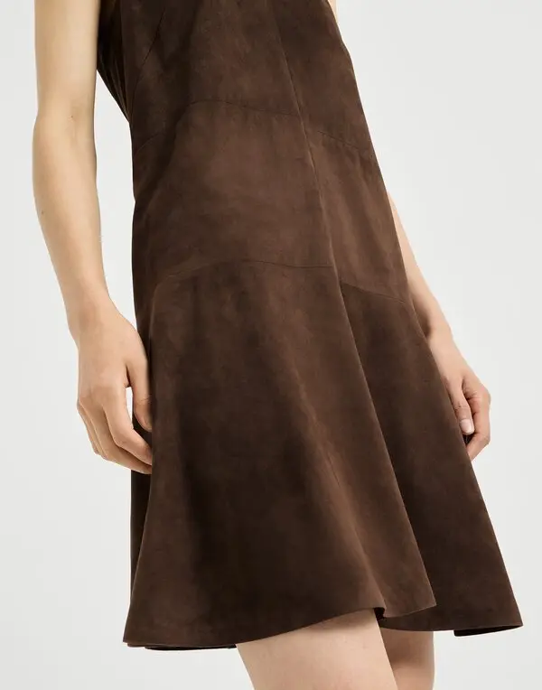 Brunello Cucinelli Suede Mini Dress