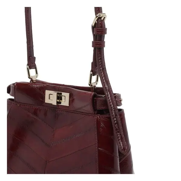 Fendi Xs My Peekaboo Handbag - Red