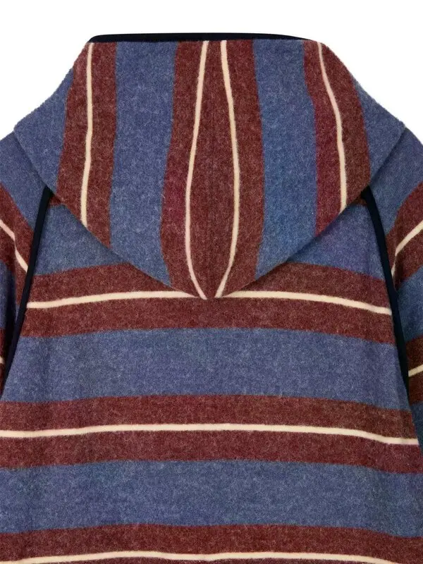 STUDIO TOMBOY Striped Hooded Maxi Dress
