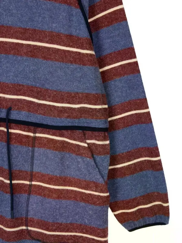 STUDIO TOMBOY Striped Hooded Maxi Dress