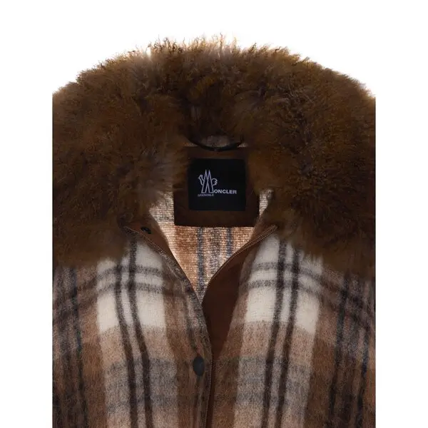 Moncler Check Cape