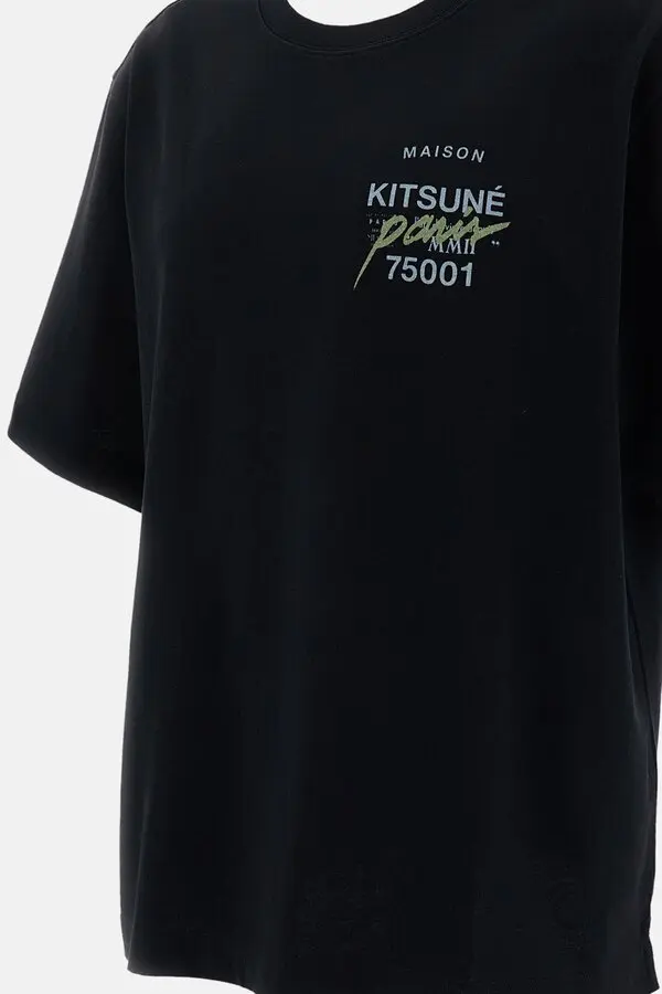 Maison Kitsuné Maglietta Oversize Con Stampa Mmii Profile Fox