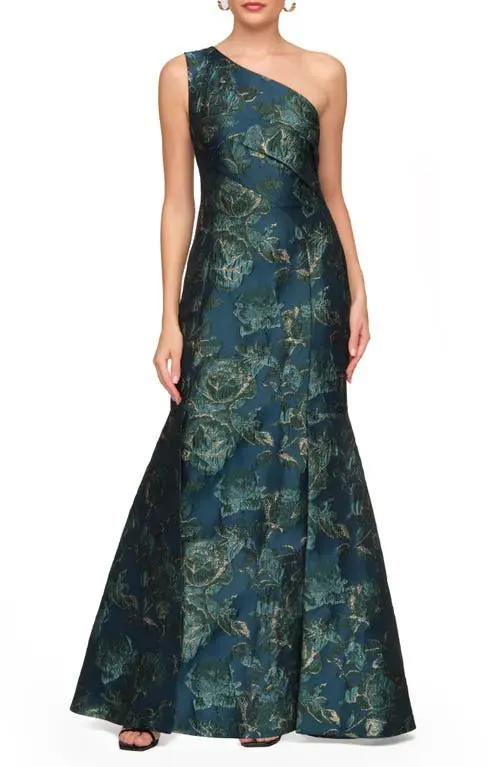 Js Collections Agnes One-shoulder Gown